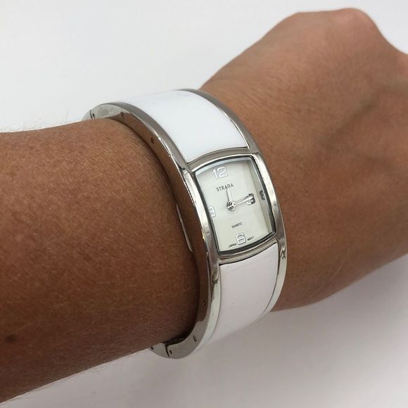 Strada | Accessories | New Whitesilver Bengalbracelet Watch By Strada ...